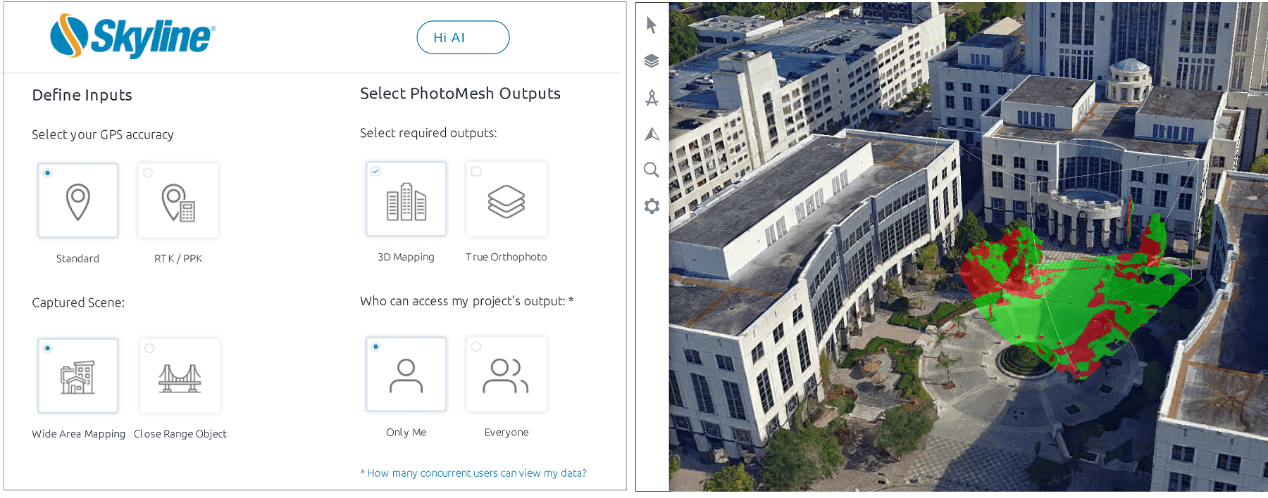 Free Cloud Processing Package - Skyline Software